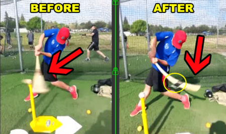 Modern MLB Bat Path Level Swing Trainer To Fix Drag: Turning Vs Pushing ...